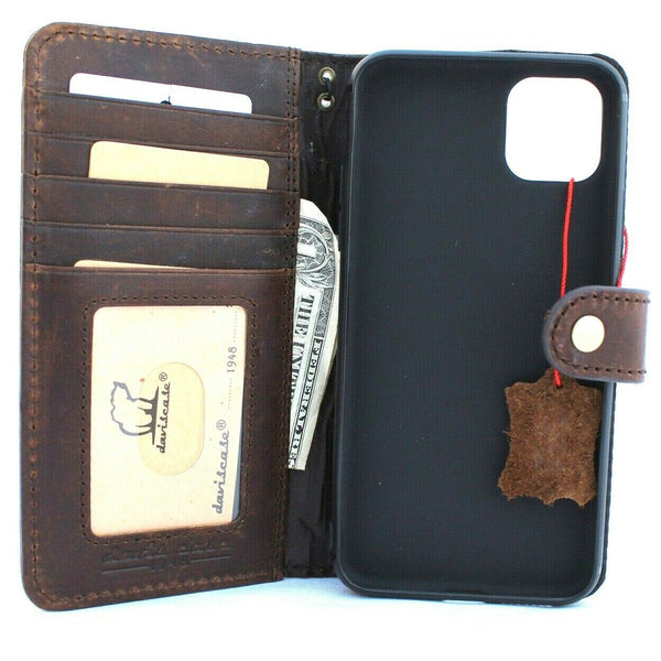 Genuine Real Leather Case for Google Pixel 4 XL Book Wallet Handmade h ...