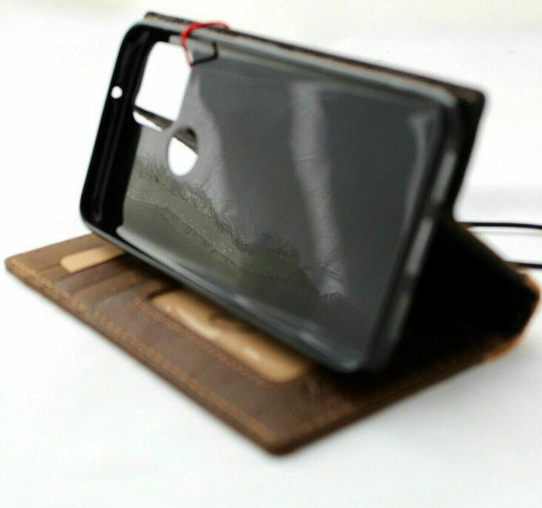 Genuine Leather Case for Google Pixel 5a 5G Book Wallet Full Cards Hol ...
